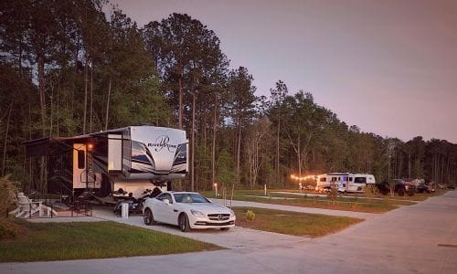 Luxury Campground Savannah RV Resort Near Savannah, Georgia
